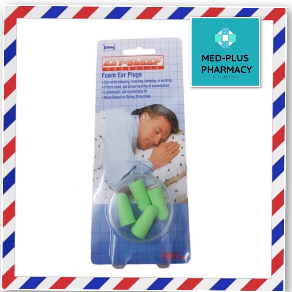 โฟมอุดหู ที่อุดหู กันเสียง Ezy-sleep Foam EAR PLUGSโฟมลดเสียง ยางลด ...