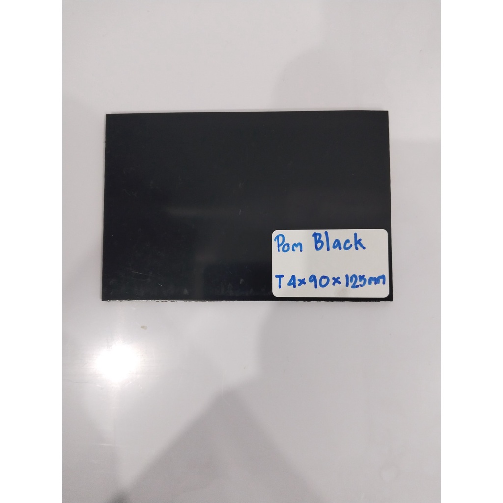 Polyacetal (POM) หรือ พลาสติกปอม สีดำ (SAMPLE POM SHEET T3x90x125mm ...