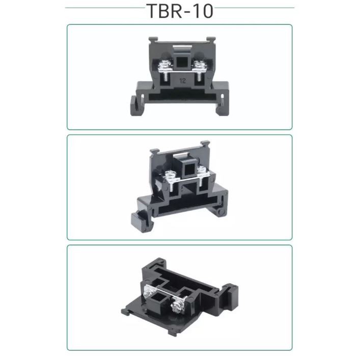 (10ชิ้น) เทอร์มินอลราคาถูก TBR-10A, TBR-30A (10A,30A/600VAC) พร้อมฝาปิด ...