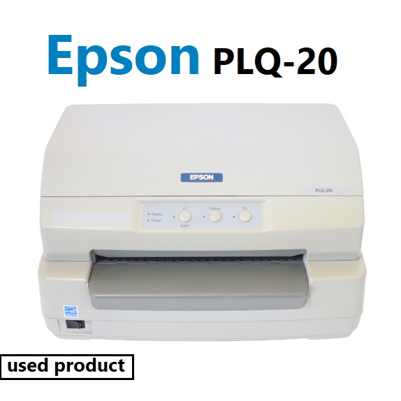 เครื่องพิมพ์สมุด เครื่องพิมพ์เช็ค Passbook printer Epson PLQ-20 มือสอง ...