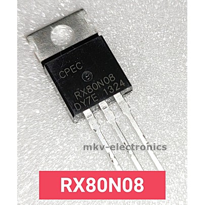 (1ตัว) RX80N08 , RX80N08YD , MOSFET N-Channel 80A 80V TO-220AB (รหัส ...