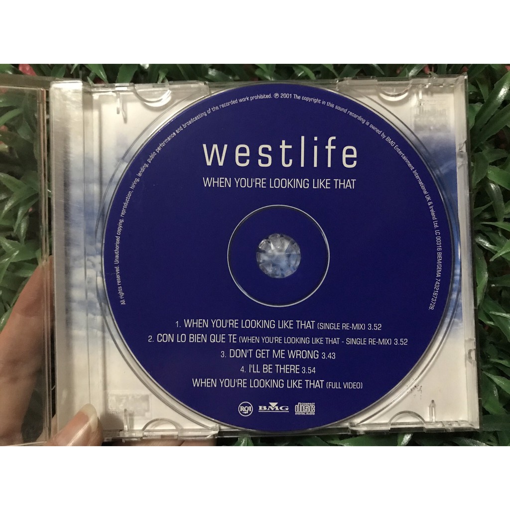 Cd ซีดีเพลงสากล Westlife Single Remix หายาก Shopee Thailand