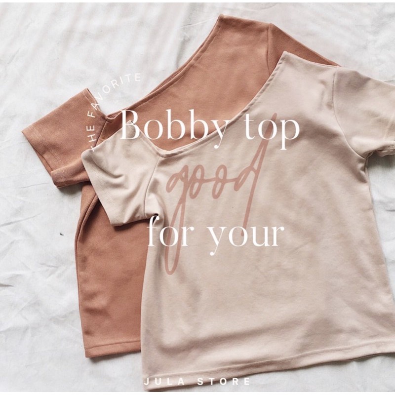เสื้อเปิดไหล่ bobby top จากร้าน Jula store | Shopee Thailand