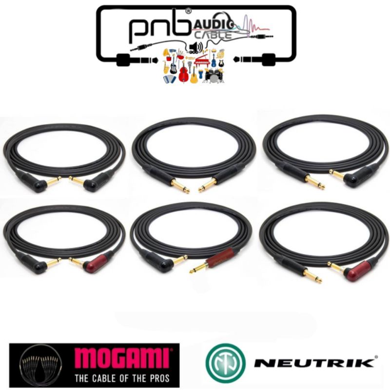 PNB INSTRUMENT CABLE สายแจ็คเครื่องดนตรี HIGH QUALITY ( ใช้สาย MOGAMI ...