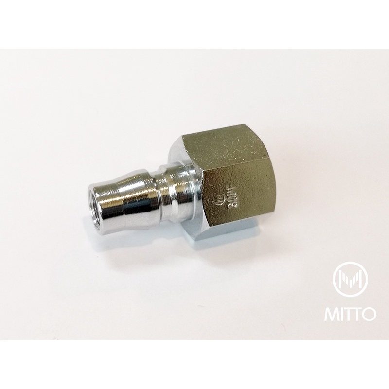 30 PF ข้อต่อสวมเร็ว คอปเปอร์ลม ตัวผู้ ขนาดสแตนดาร์ด รุ่น 30PF เกลียวใน ...