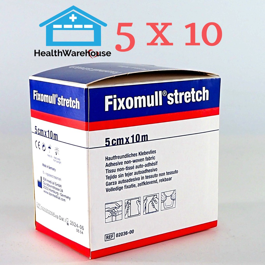 Fixomull Stretch 5 cm x 10 m ฟิกซ์โซมูล เทปปิดแผล ยืดได้ | Shopee Thailand