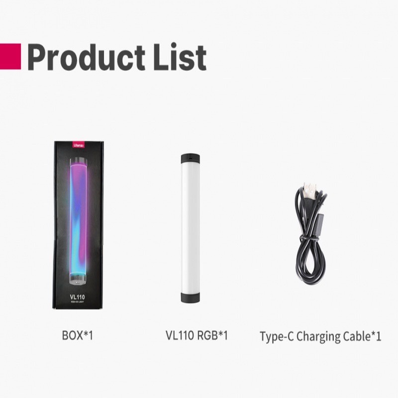 Ulanzi i-Light ไฟRGB / VL110 RGB Video Light ขนาดเล็กแบบพกพา .แบบ ...