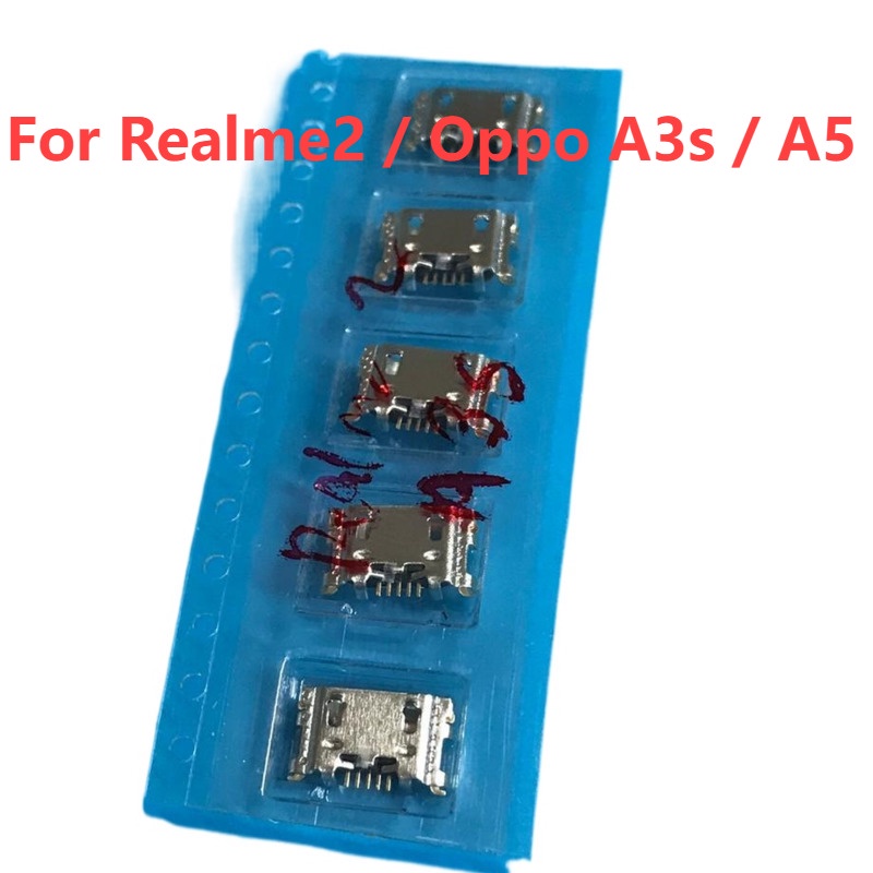 พอร์ตชาร์จ USB สําหรับ Realme2 Oppo A3s A5 5-50 ชิ้น | Shopee Thailand
