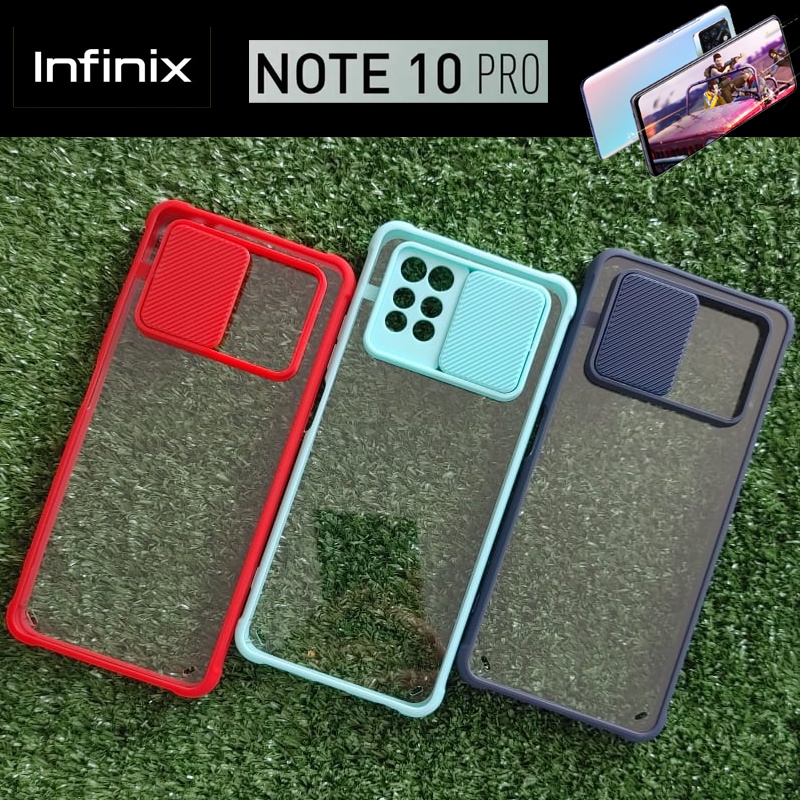 เคส Ultra Hybrid ปกป้องกล้อง คละสี สำหรับ Infinix Note 10 Pro | Shopee ...