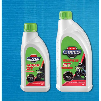 น้ำมันเครื่องเกรดสูง สำหรับเครื่องยนต์เบนซิน 2 จังหวะ STATES (สเตทส์ ...