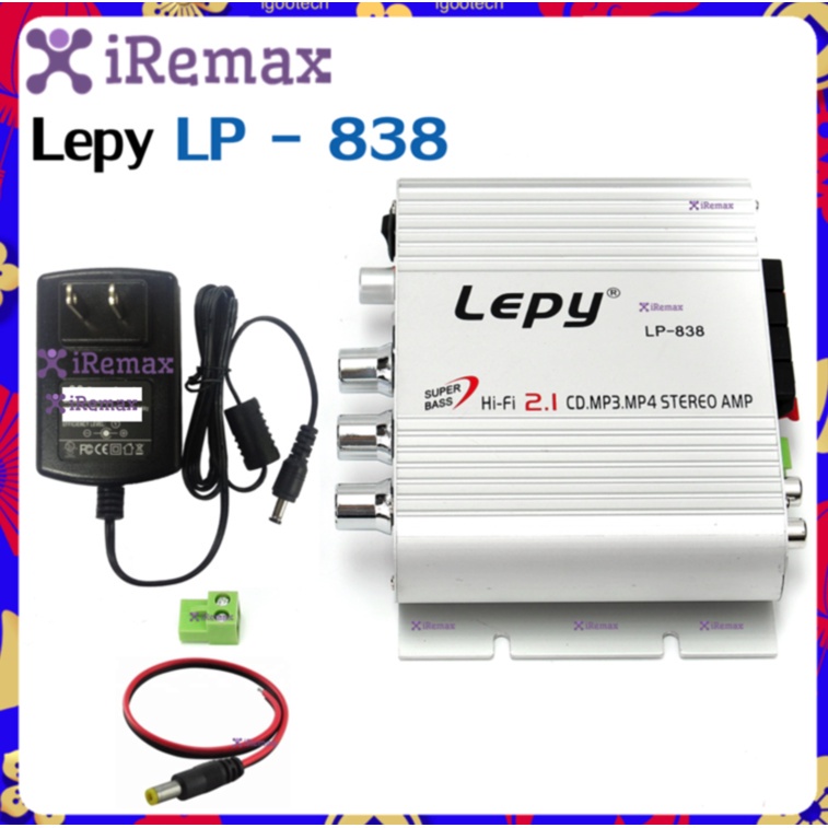 🔥ลด 50% ใส่โค้ด INCLZ11🔥 Lepy LP - 838 เครื่องเสียงรถยนต์ซับวูฟเฟอร์ ...