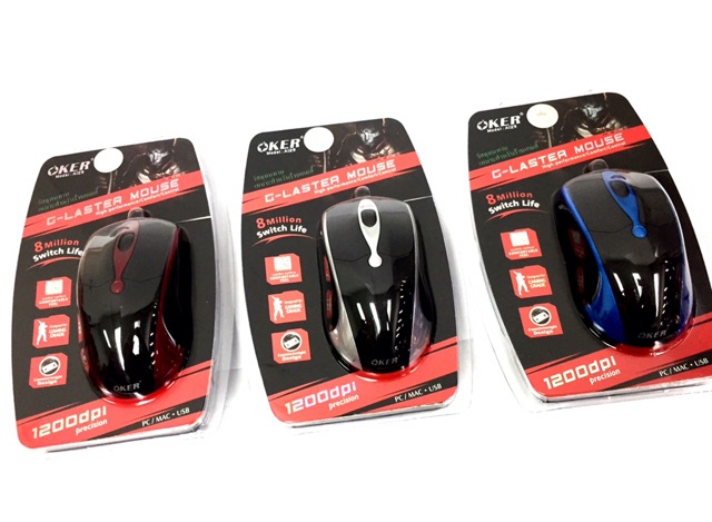 Oker Model:A129 Optical Mouse | Shopee Thailand
