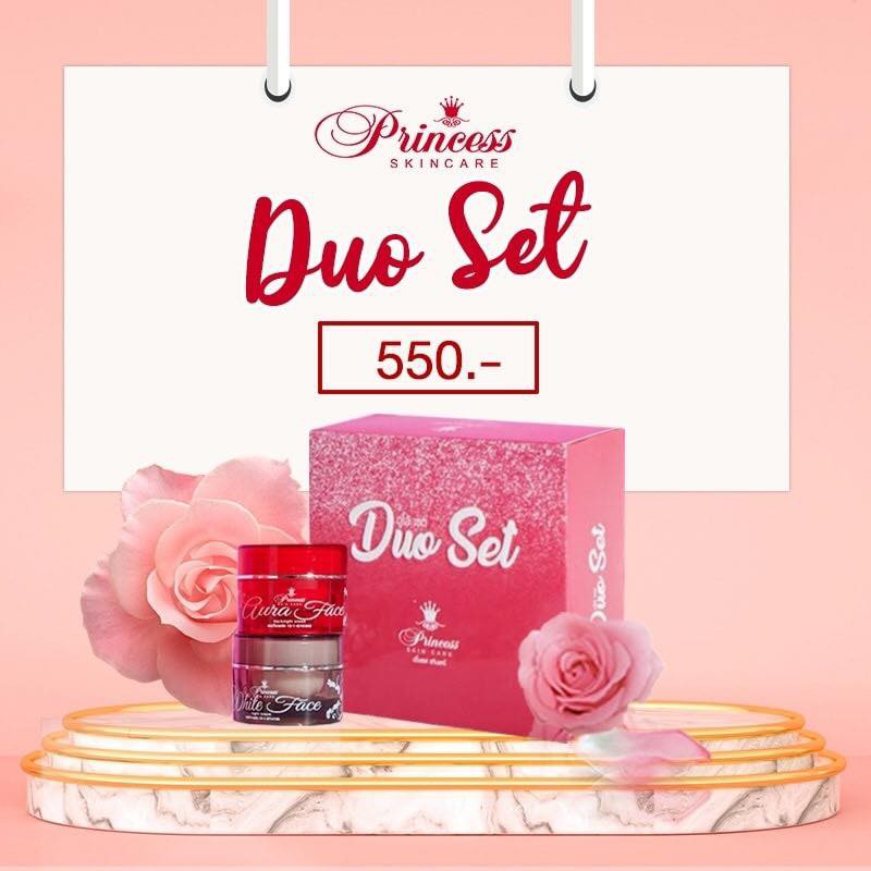 Princess Skin Care (Duo Set) ขนาด 10 กรัม (เซท 2) (ครีม PSC หน้าขาว ...