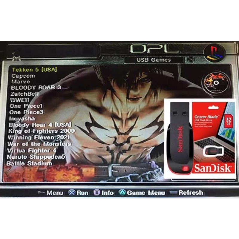 แฟลชไดร์ฟเกม PS2 สำหรับใช้คู่กับเมมบูท เล่นเกมแบบไม่ต้องใช้แผ่น Flash ...