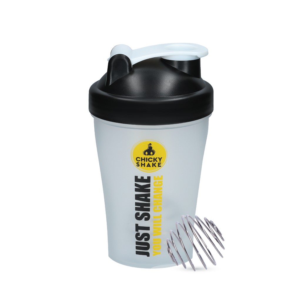 Chicky Shake Shaker แก้วเชคเกอร์ - Clear ขนาด 400ml. แถมฟรี! Blender ...