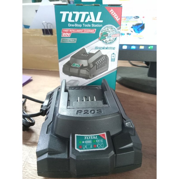 TOTAL แท่นชาร์ทแบตเตอรี่ 20V FAST INTELLIGENT CHARGER #TOTAL TFCLI2001 ...