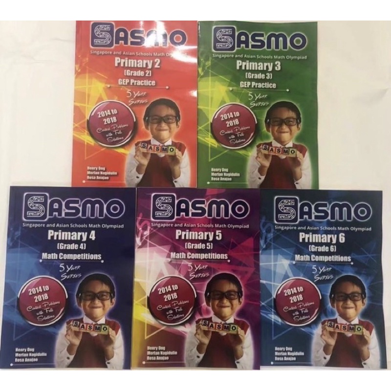 แบบฝึกหัดคณิตศาสตร์ สำหรับเตรียมสอบแข่งขัน ชุด Sasmo | Shopee Thailand