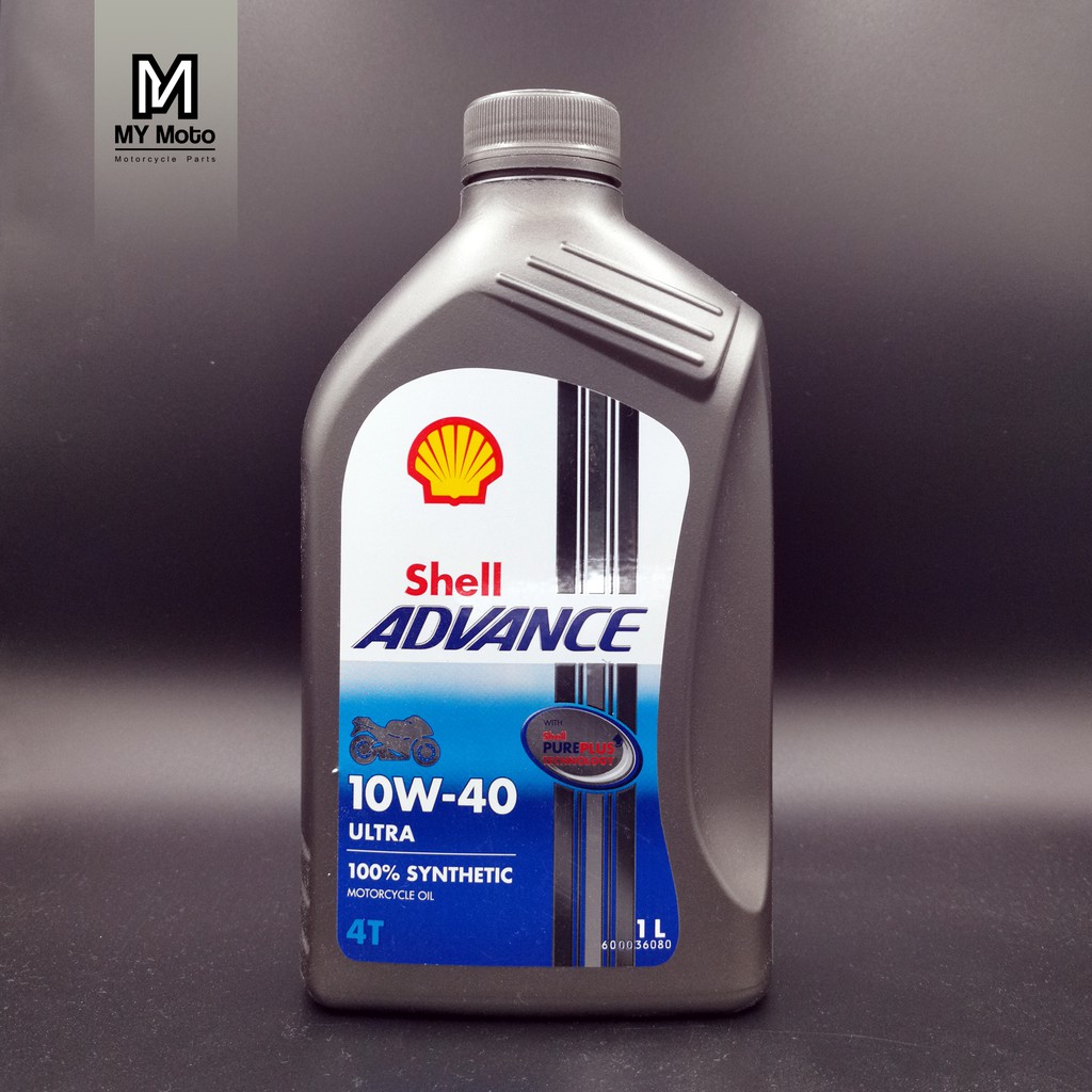 น้ำมันเครื่อง Shell Advance 4T ULTRA 10W-40 1 L | Shopee Thailand