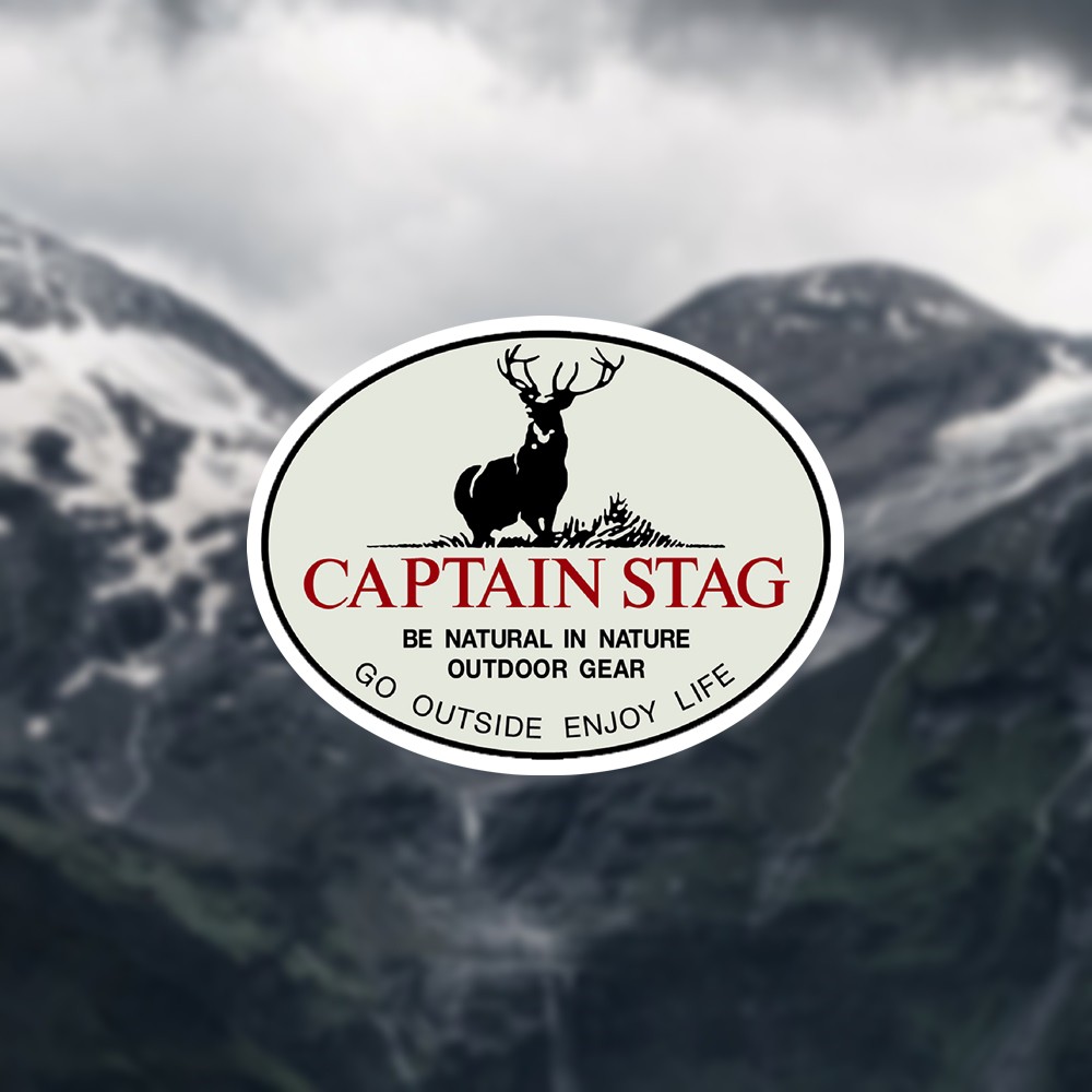 sticker สติ๊กเกอร์ติดได้ทุกที่ ลาย CAPTAIN STAG | Shopee Thailand