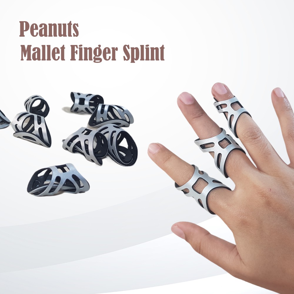 (พร้อมส่ง) Peanuts Mallet Finger Splint (1ชิ้น) เฝือกดามนิ้วน้ำหนักเบา ...