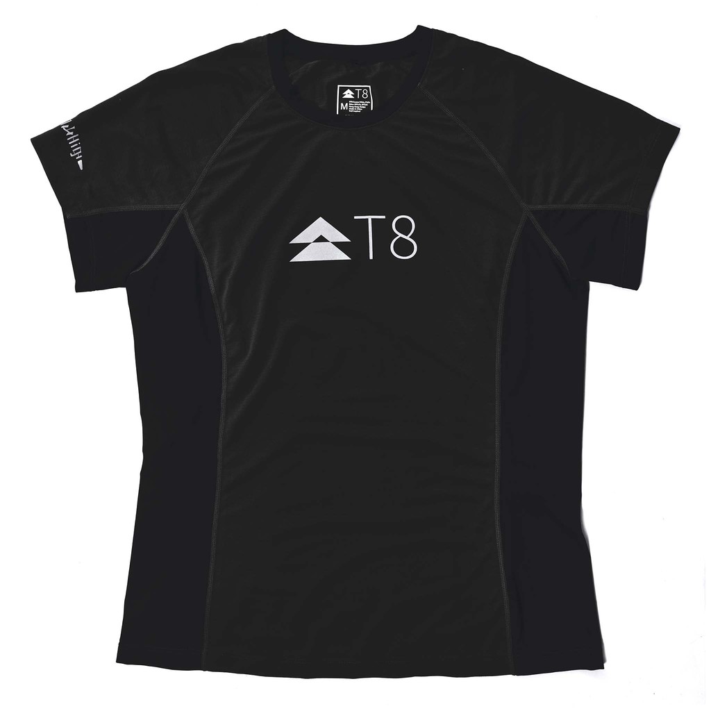 T8 Run เสื้อวิ่งแขนสั้น ผู้หญิง สีดำ Pure Black | Shopee Thailand