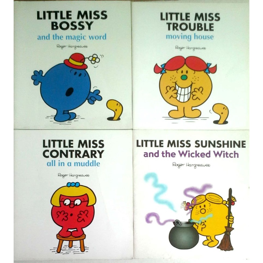 Little Miss Bossy, Miss Trouble, Miss Contrary, Miss Sunshine หนังสือ ...