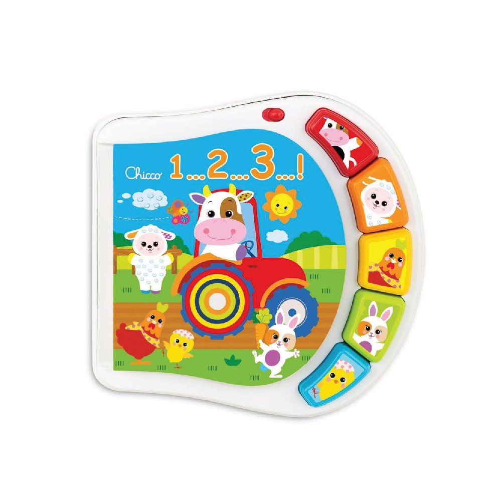 CHICCO Counting Farm Book หนังสืออิเล็กทรอนิกส์ เสริมพัฒนาการ มีเสียง ...