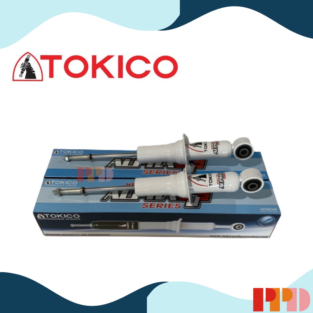 TOKICO Alpha Plus โช้คอัพ โทคิโกะ คู่หน้า แบบแก๊ส Gas สำหรับ รถยนต์ ISUZU D-MAX ปี 2002-2011 ขับ ...