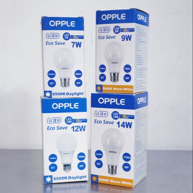 OPPLE หลอด LED BULB 7 9 12 14W | Shopee Thailand