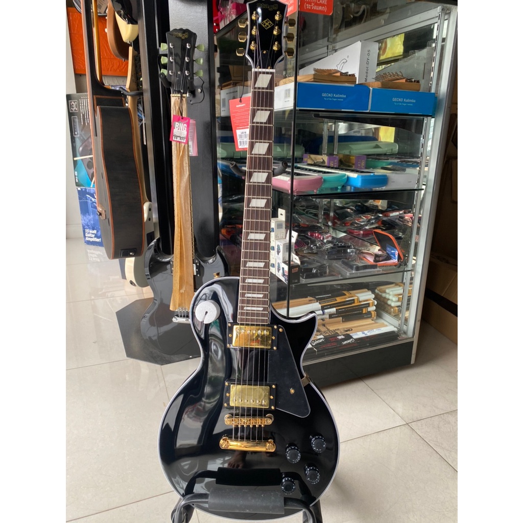STAGG L-400 WH,SB,BK ทรง Les Paul Electric Guitar | Shopee Thailand