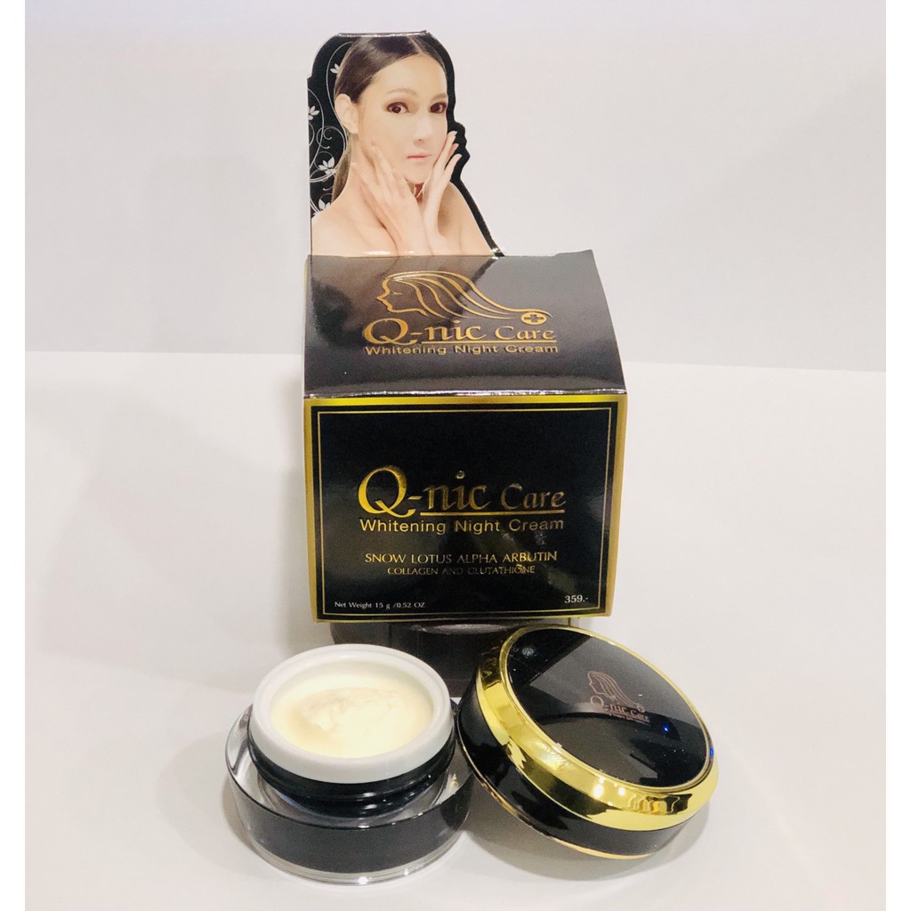 ครีม q-nic care whitening night cream 15g. | Shopee Thailand