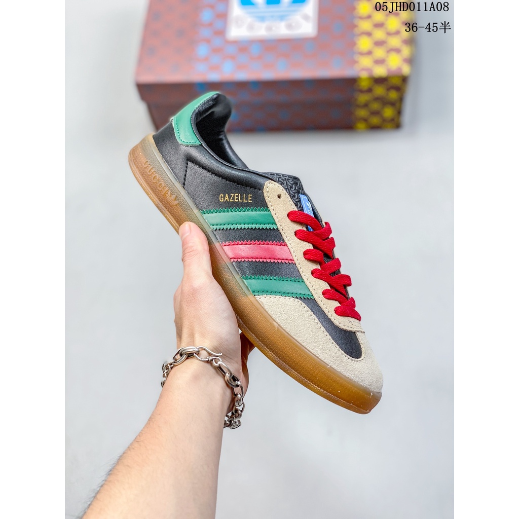 Adidas Originals Gazelle "Esquisite Gucci" Antelope Series รองเท้าผ้าใบ ...