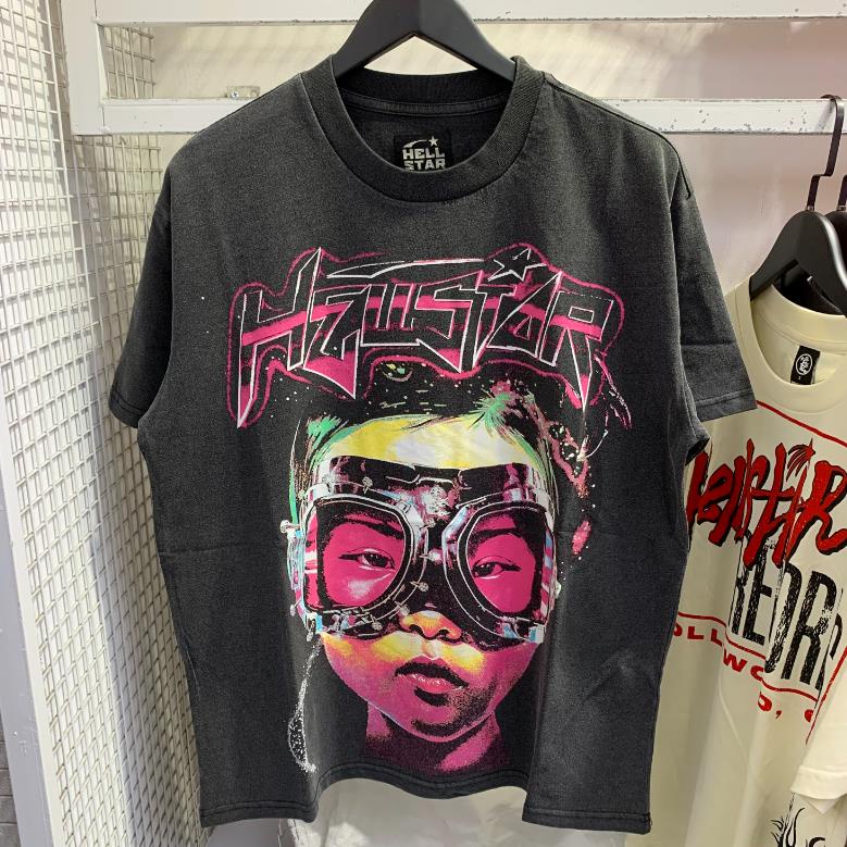 พร้อมส่ง เสื้อยืด พิมพ์ลาย Hellstar The Future สีแดง สไตล์เรโทร | Shopee Thailand