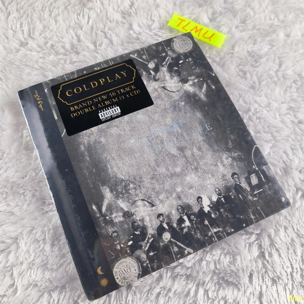 แผ่น CD อัลบั้มเพลงป๊อป ฮอร์ดคอฟเวอร์ J834 COLDPLAY EVERYDAY LIFE 2019 ...