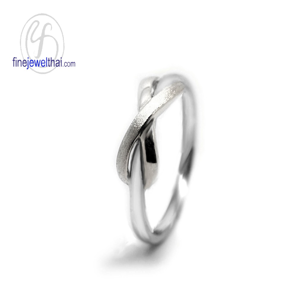 Finejewelthai-แหวนอินฟินิตี้-แหวนเงินแท้-แหวนหมั้น-แหวนแต่งงาน-Infinity-Silver-Ring-R130200wgm ...
