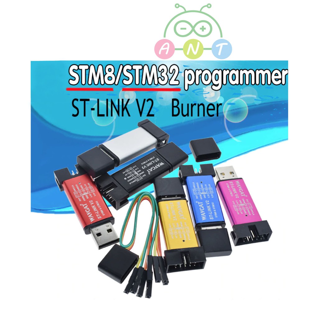 พร้อมส่ง-ST-LINK V2 Mini STM8 STM32 Emulator Download Programmer with ...