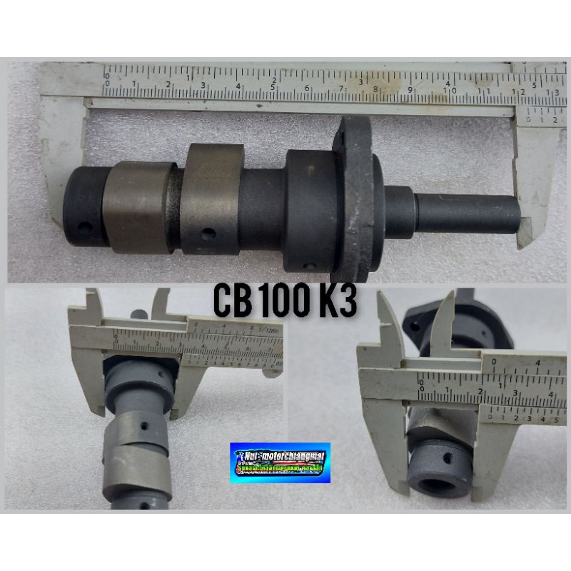 แกนราวลิ้น cb100 k1 k2 k3 แคม honda cb100 k1 k2 k3 แคมช์ฟ honda cb100 ...