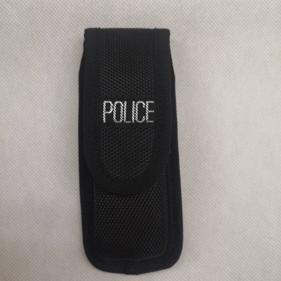 ซองไฟฉายผ้า มีสายร้อยเข็ม สกรีน police | Shopee Thailand