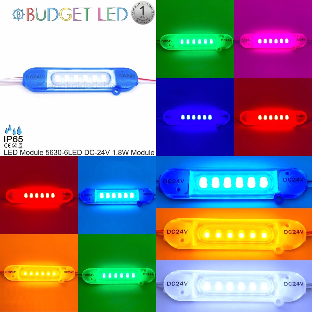 LED Module 5630-6LED DC-24V 1.8W/Module 36W/Panel แอลอีดีโมดูลกันน้ำ ...