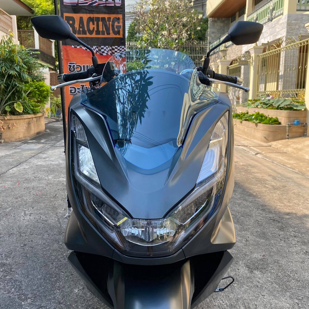 ชิวหน้าPCX160 สำหรับปี2021-24 ชิวแต่งPcx ชิวpcx2021 วัสดุเป็นอคิริค ...