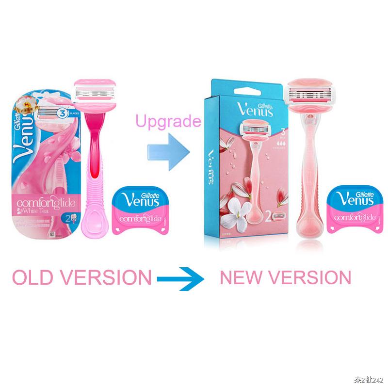 Gillette Venus Spa Breeze Safety Shaving Razor Blades Refills For ...