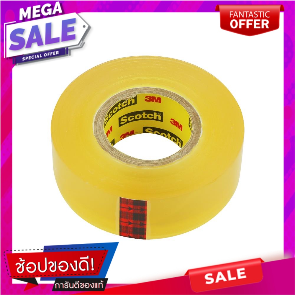 เทปใส 3M 510 3/4 นิ้ว X 36 หลา สีใส เทปกาวและอุปกรณ์ CELLULOSE TAPE 3M 510 3/4”X36Y 1” CLEAR ...