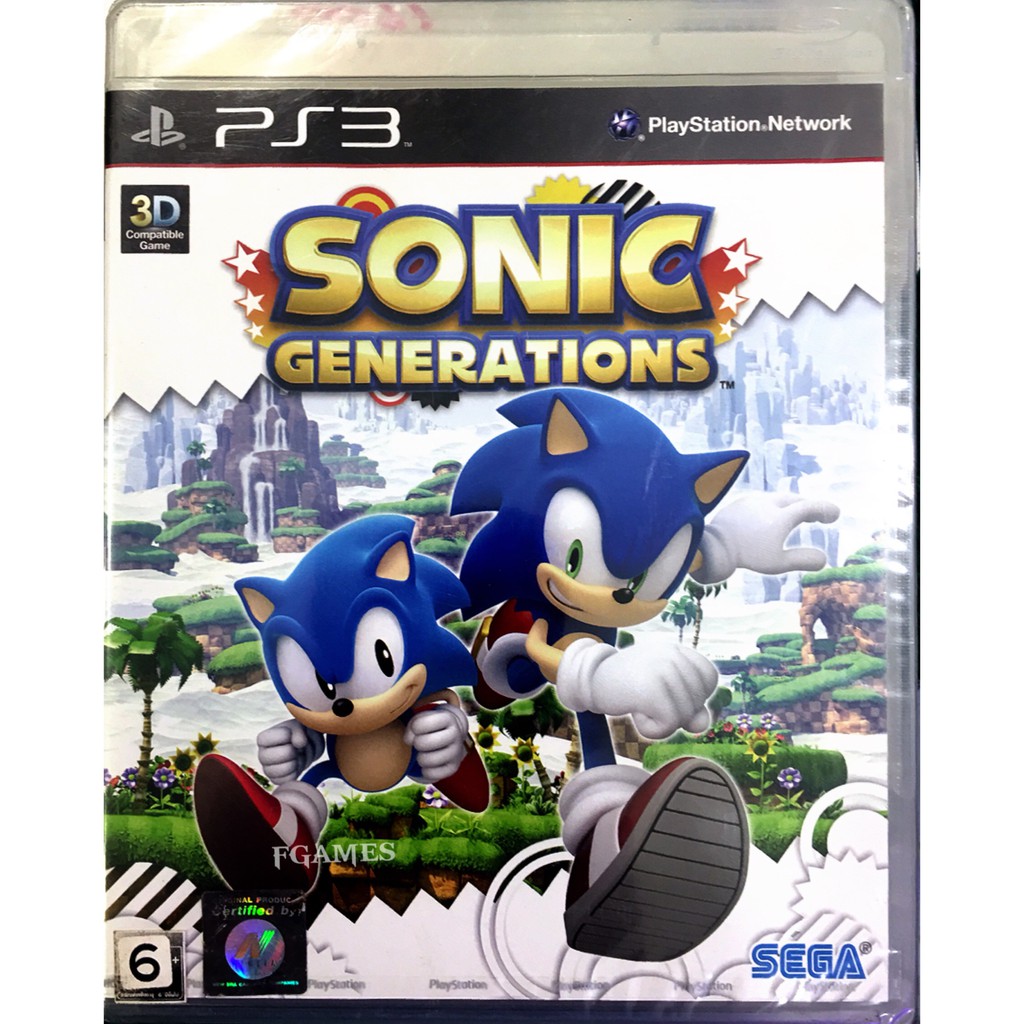 PS3 Sonic Generations (English) แผ่นเกมส์ ของแท้ มือ1 มือหนึ่ง ของใหม่ ในซีล | Shopee Thailand