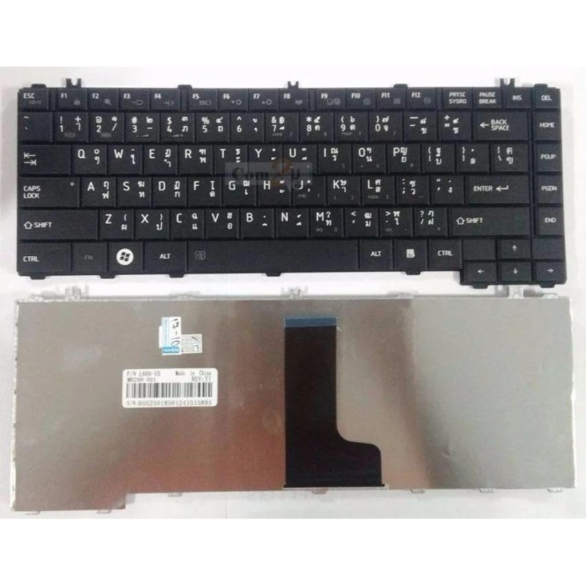 คีย์บอร์ด โน๊ตบุ๊ค Toshiba Satellite C600 C640 L640 L645 L635 L730 L735 ...