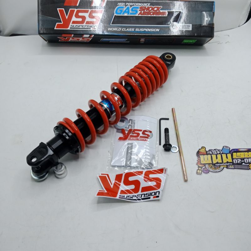 โช้คหลัง (YSS)DTG-PLUS HO\CLICK125I'12,CLICK180I'18(330mm.)สีดำ/แดง รหัสสินค้าOB222-330T-05-85P ...