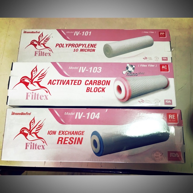 ไส้กรองน้ำ filtex iv-101 iv-103 iv-104 | Shopee Thailand
