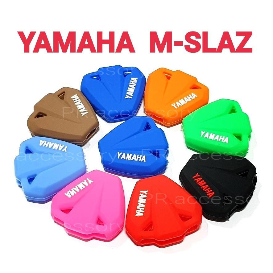 PR ซิลิโคนกุญแจจักรยานยนต์ YAMAHA M-SLAZ (ฟ้า) | Shopee Thailand