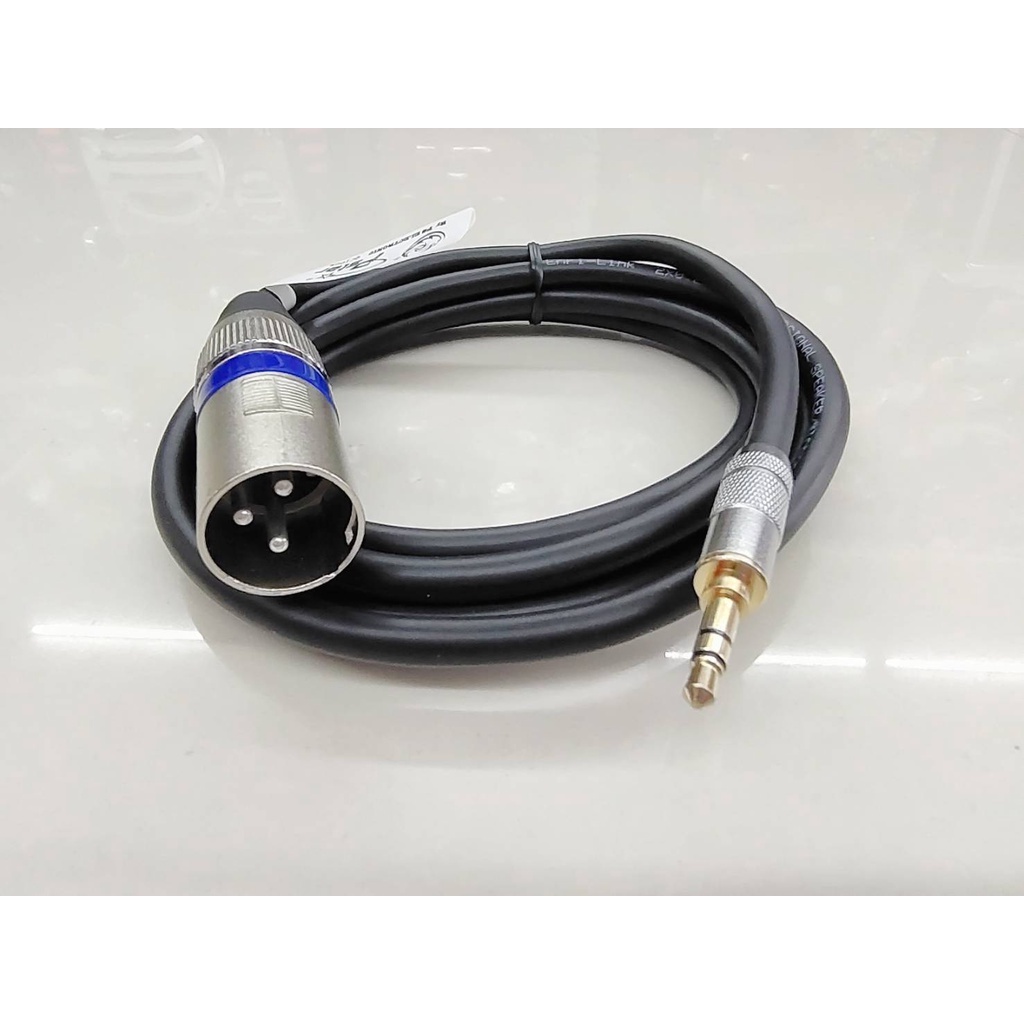 สายไมค์Cable microphoneหรือสายแปลง แจ็ค3.5 เป็น XLR ปลั๊กตัวผู้ 3 ขา ...