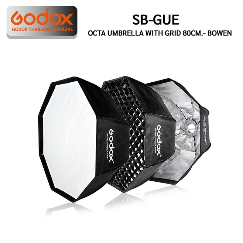 Godox Octa Softbox 80 cm with Grid / Bowens Mount | Shopee Thailand
