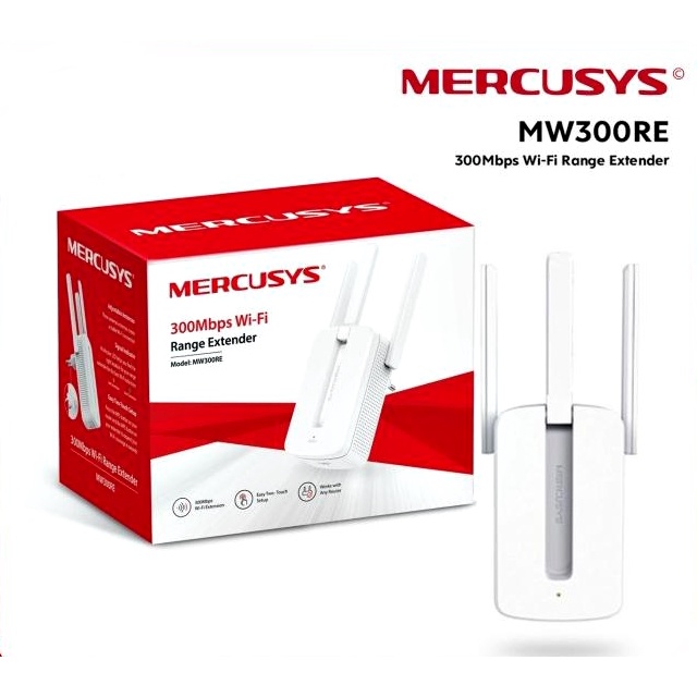 MERCUSYS (MW300RE) 300Mbps Wi-Fi 2.4GHz Range Extender อุปกรณ์ขยาย ...